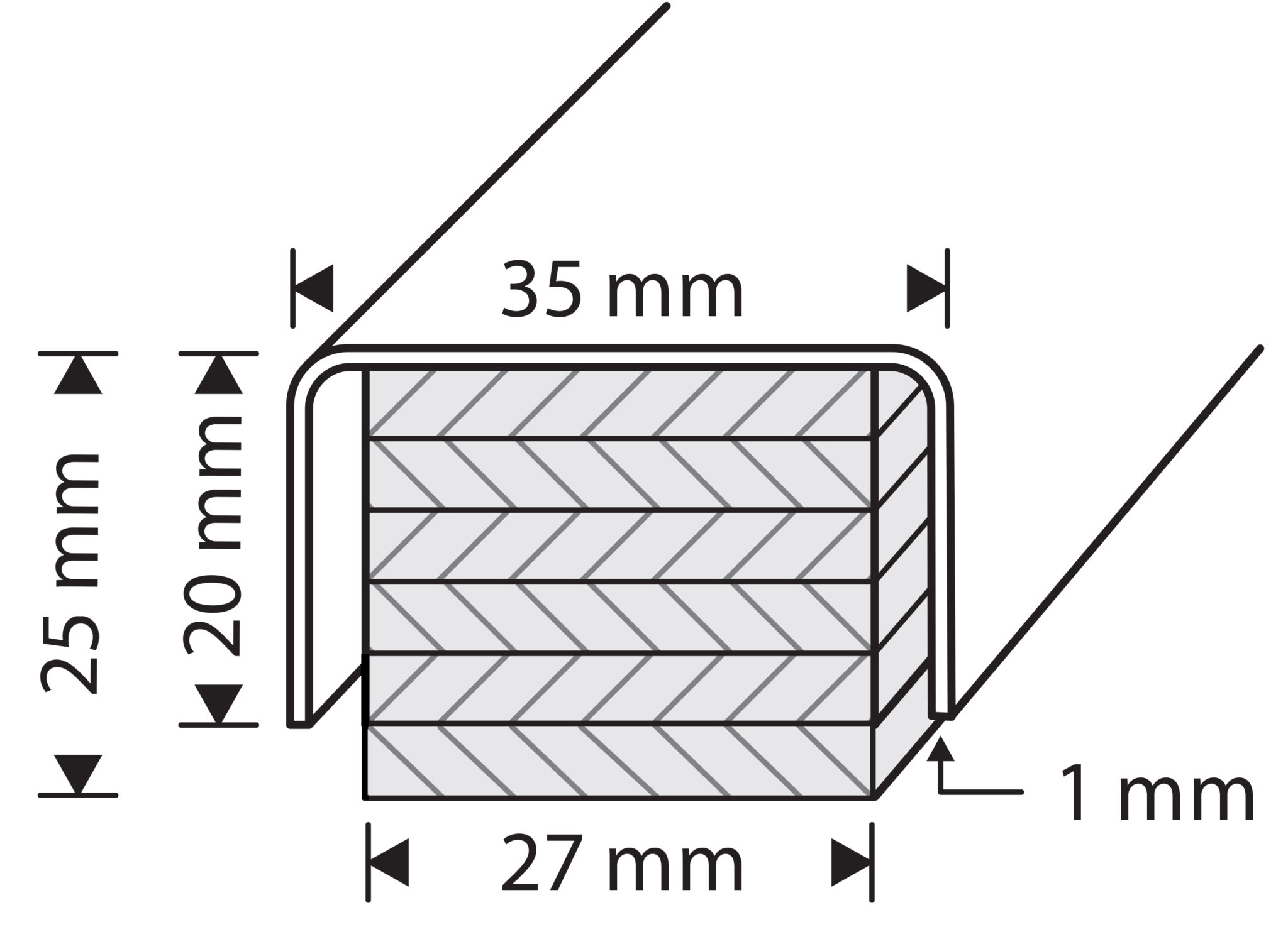 KYNNYS 25X35 ALUMIINI CARBON BLACK 920MM - Duuri Oy